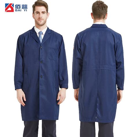 Lab Uniform Anti Static Coat Full Length Universal Grandado