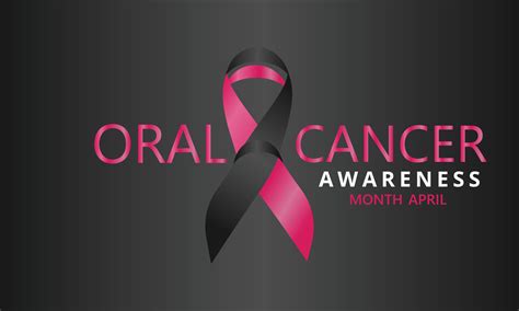Oral Cancer Awareness Month Template For Background Banner Card
