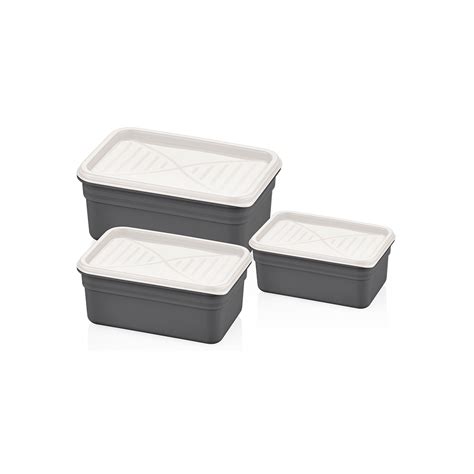 Colored Storage Container Triple Set Bager
