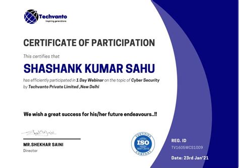 Shashank Sahu On Linkedin Cybersecurity