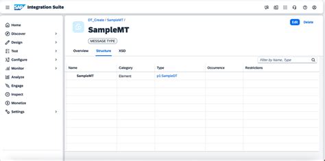 Create Datatype And Message Type Artifact In Cloud Sap Community