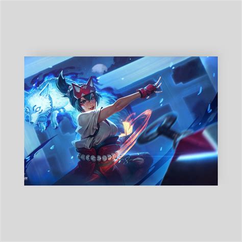 The Kitsune Kiriko An Art Print By Johnny Azad Inprnt