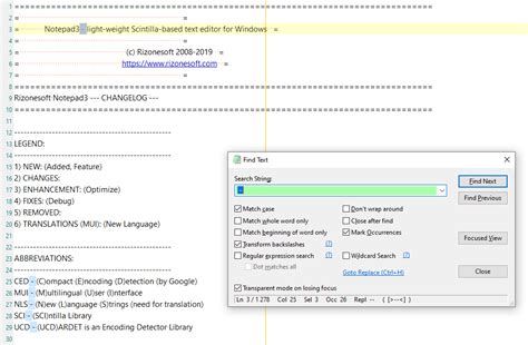 Do Not Trim Whitespaces In Search And Replace History · Issue 1432