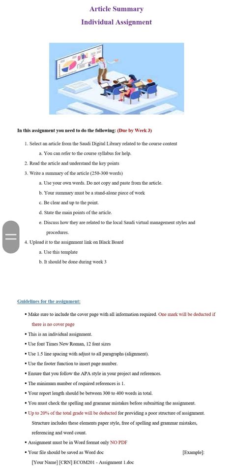 Solved Article Summary Individual Assignment In This