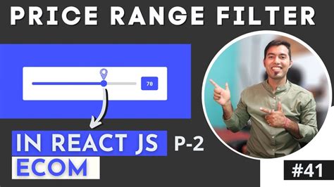 React Ecommerce Website 42 Input Range Price Filter In React Js P 2 Youtube