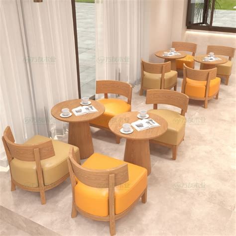 โต๊ะไม้ร้านคาเฟ่ลายไม้ สไตล์ญี่ปุ่น