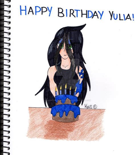 Happy Birthday Yulia By Krestenawolfshadow On Deviantart