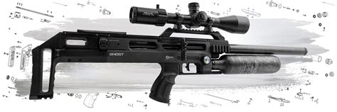 Buy Online Pcp Air Rifle Bullpup Brocock Brk Ghost Hp Huma Air