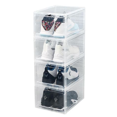 Caja De 10 Zapatos 35x27x17cm Caja De Almacenamiento De Zapatos Caja De