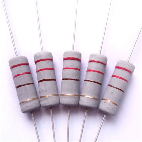 3w 220 ohm 220R ohm 100% Original New Fixed Resistor Metal Oxide Film ...