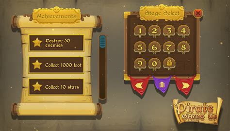 Pirate Game Ui Thegameassetsmine