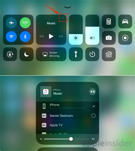 Reminder Apple Includes A Tiny Airplay Toggle In Ios S Control