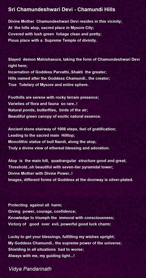 Chamundi Hills Quotes Uncorrected Proof Climbing Chamundi Hill By