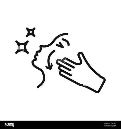 Face Massage Icon Black Line Art Vector In Black And White Outline Set
