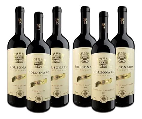 Combo Mito Un Vinho Bolsonaro Il Mito Cabernet Ml Parcelamento Sem Juros