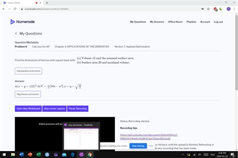 Solvedfind The Dimensions Of The Box With Square Base With A Volume