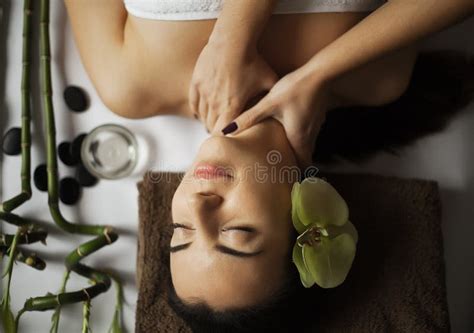 Masseur Doing Massage On Woman Body In The Spa Salon Beauty Treatment