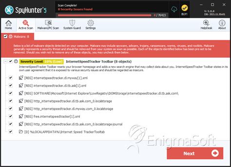Internet Speed Tracker Toolbar Removal Report