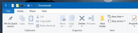 how to pin command prompt and powershell to the quick access toolbar in