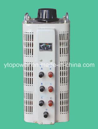 LCD Display Tsgc Series Contact Voltage Regulator Variable Transformer Phase Tsgc