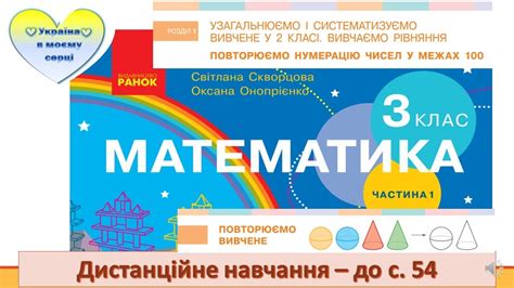 Повторюємо вивчене Готуємося до діагностувальної Математика 3 клас Дистанційне навчання с