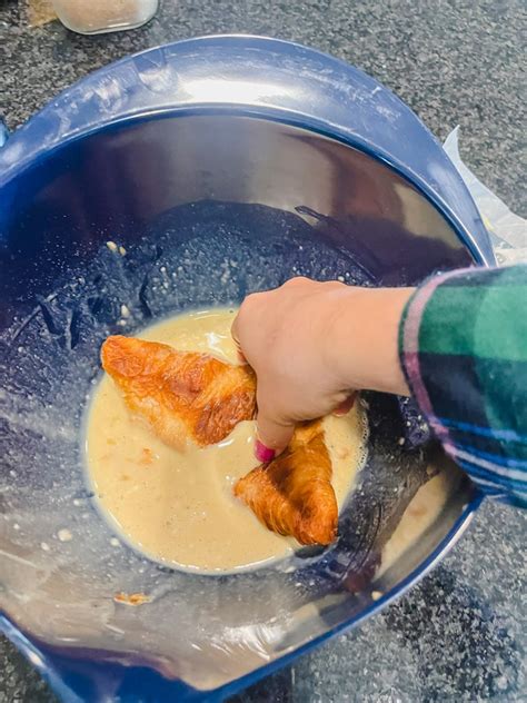 Easy Butter Croissant French Toast Recipe Our Crows Nest
