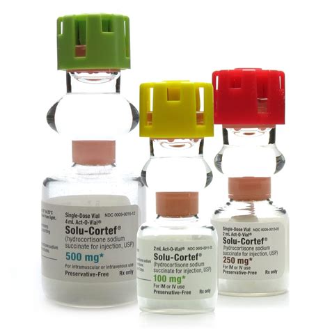 Solu Cortef® Hydrocortisone Sodium Succinate Act O Vial® Sdv Vial