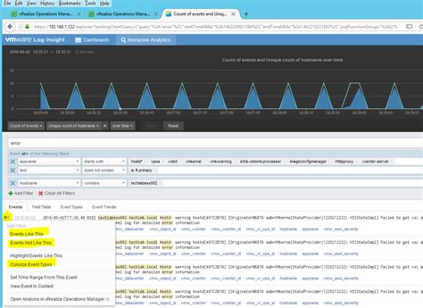 Vrealize Log Insight Electric Monk