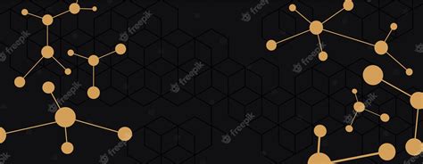 Premium Vector Abstract Concept With Molecule Pattern Background