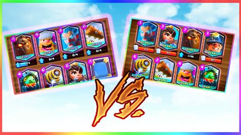 Deck Doar Cu Legendare Vs Deck Doar Cu Legendare Clash Royale Romania