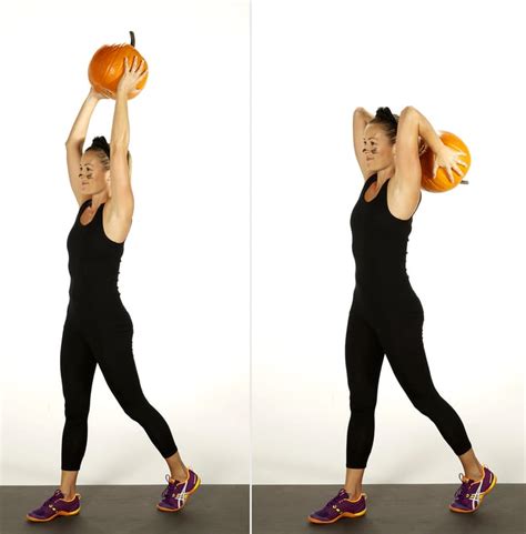 Overhead Triceps Extension Pumpkin Workout Popsugar Fitness Photo 6