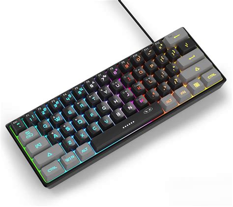 Magegee 60 Gaming Keyboard Waterproof Ultra Compact Mini 61 Keys