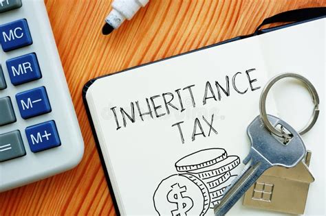 Inheritance Tax Is Shown Using The Text Stock Photo Image Of Dollar Report 313291180