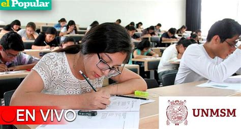 Resultados Examen De Admisión San Marcos 2023 En Vivo Link De Los