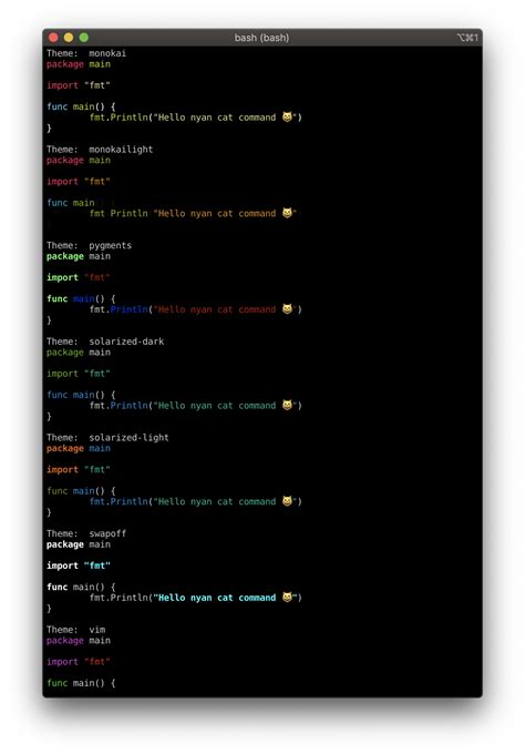 Github Toshimarunyan Colorizing `cat` Command