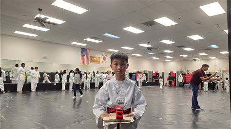 Ryan Received A High Red Belt In Taekwondo Youtube