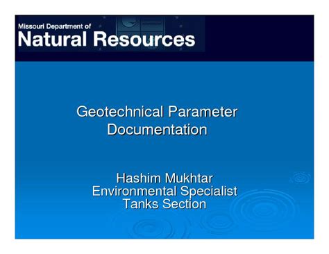 Pdf Geotechnical Parameter Geotechnical Parameter Documentationdocumentati