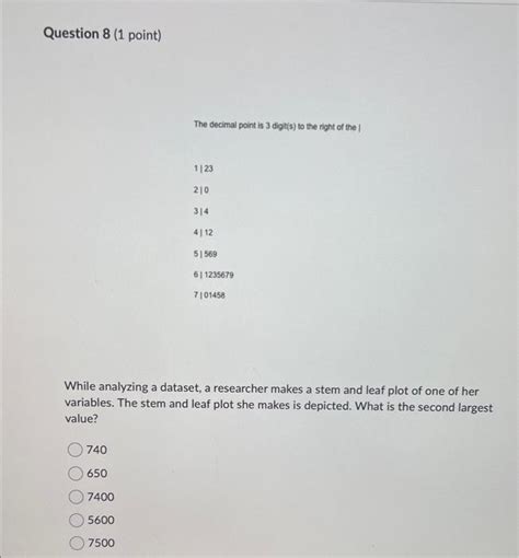 Solved A Statistical Scenario Is Presented School