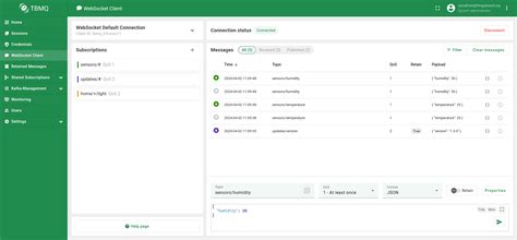 Websocket Client Mqtt Broker