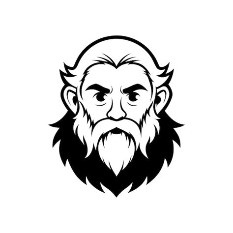 Beards Vector Design Black And White Style Premium Ai Generated Vector