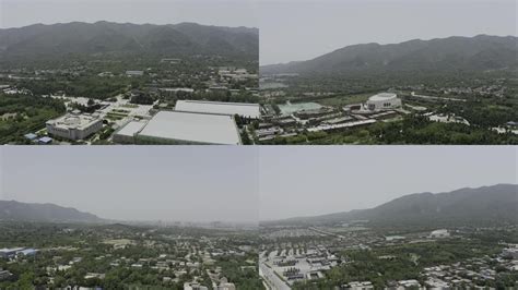 航拍陕西杨凌农业高新技术产业示范区视频素材下载编号27537826光厂vj师网