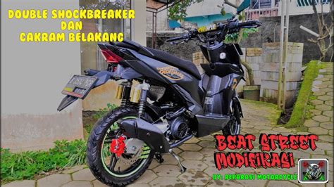 Beat Double Shockbreaker Dan Cakram Belakang Modifikasi Youtube