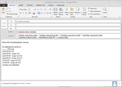 VBScript Adjuntar archivos automáticamente y enviar correo Outlook