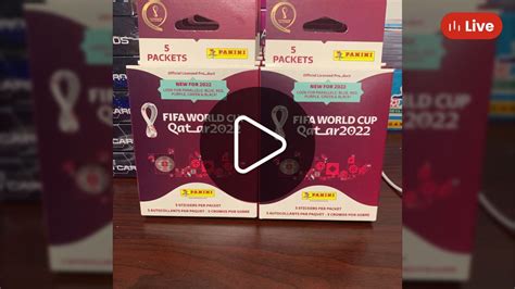 Whatnot Fifa World Cup Qatar 2022 Stickers Livestream By Miss
