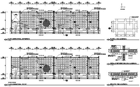 Reinforced Concrete Cement Rcc Structure Block Dwg File