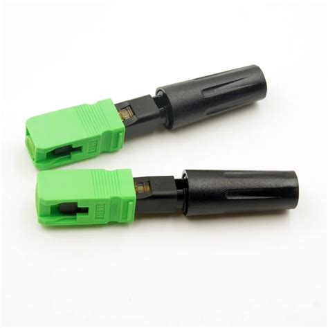 100pcs High Quality Sc Single Mode Fiber Optic Sc Apc Quick Connector
