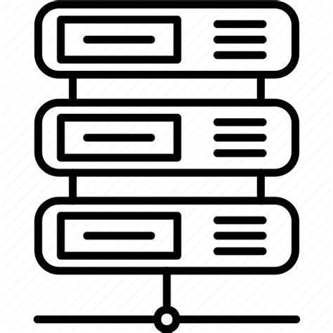 Server Analytics Big Data Icon Size Volume Icon Download On