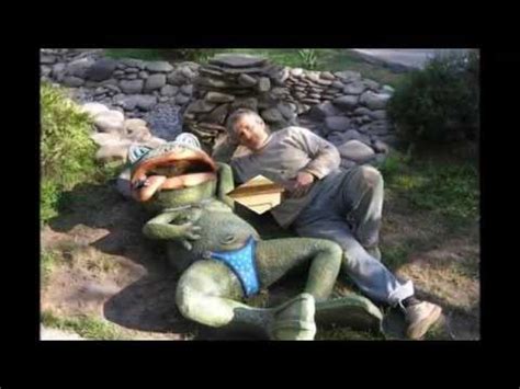 Превосходные скульптуры для сада из бетона - YouTube