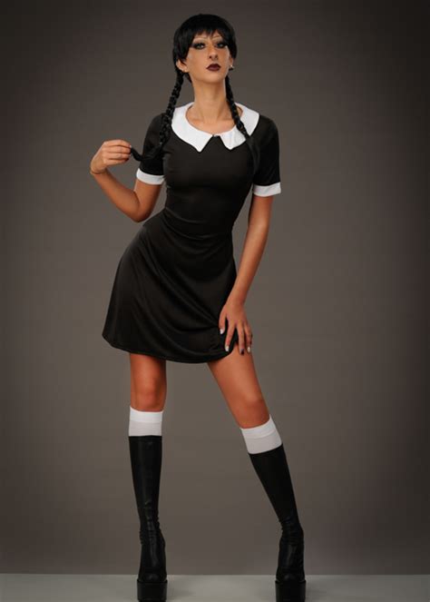 Adult Wednesday Style Halloween Costume Hf 5145 Ha Struts Party