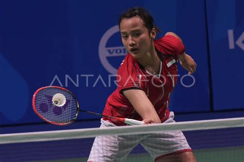 Bulu Tangkis Putri Raih Perak Antara Foto